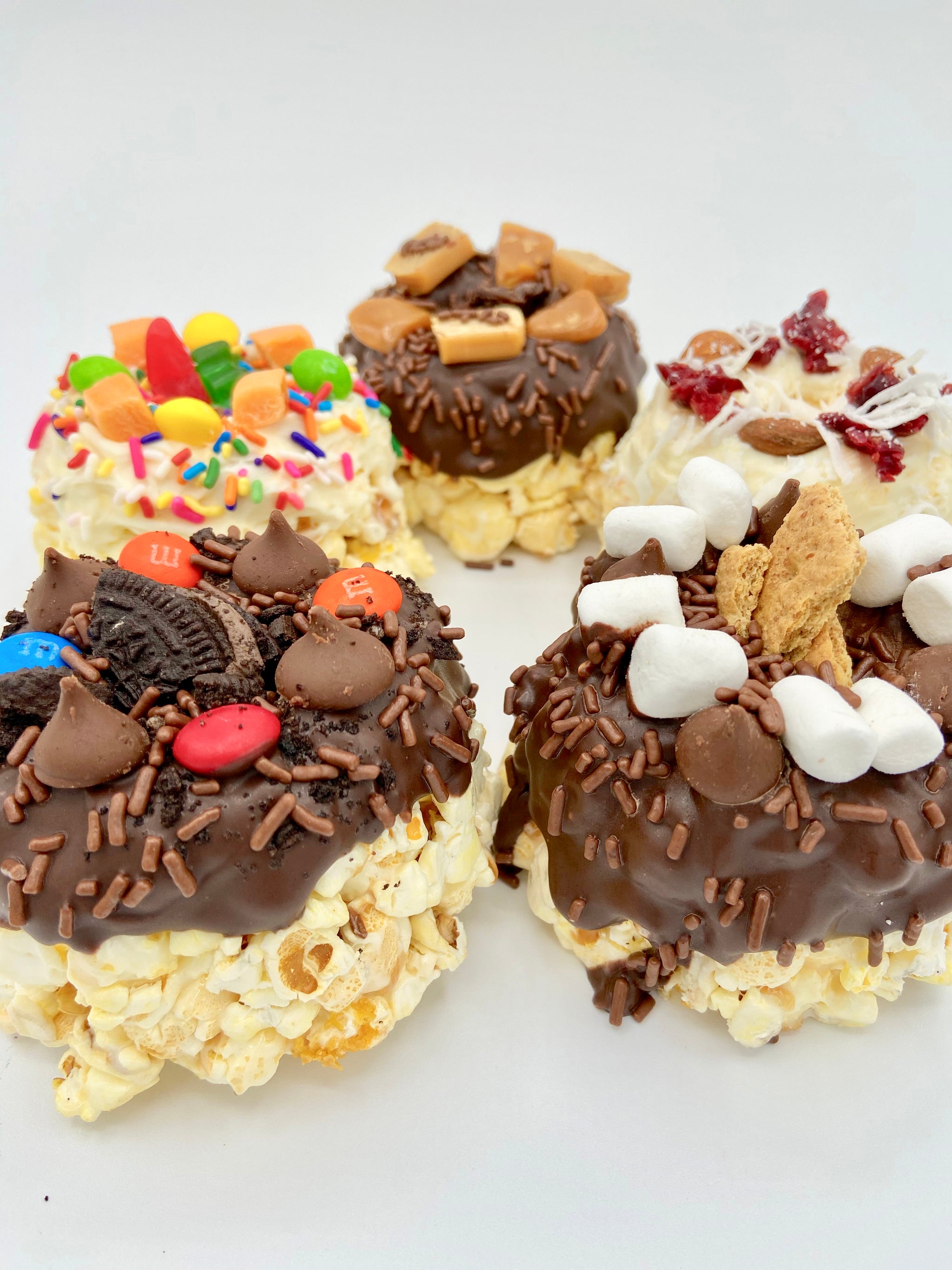 Mini Gourmet Popcorn Cake Sampler Box – Popilicious Popcorn